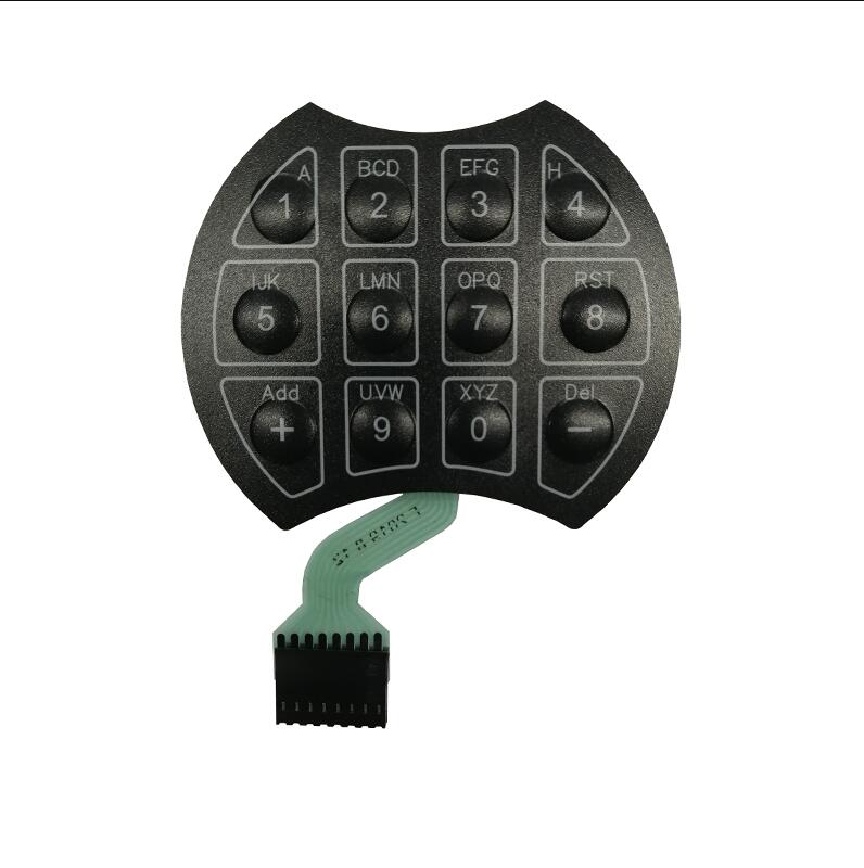 Custom Poly Dome Tactile Membrane Switch for Digital Safe Lockers ...
