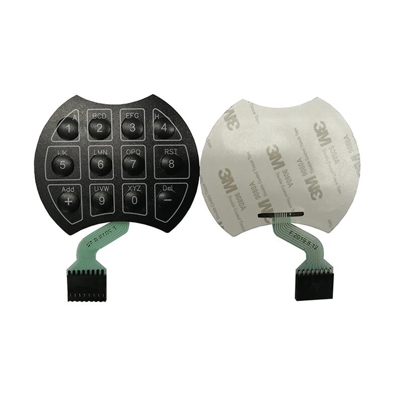 Custom Poly Dome Tactile Membrane Switch for Digital Safe Lockers ...